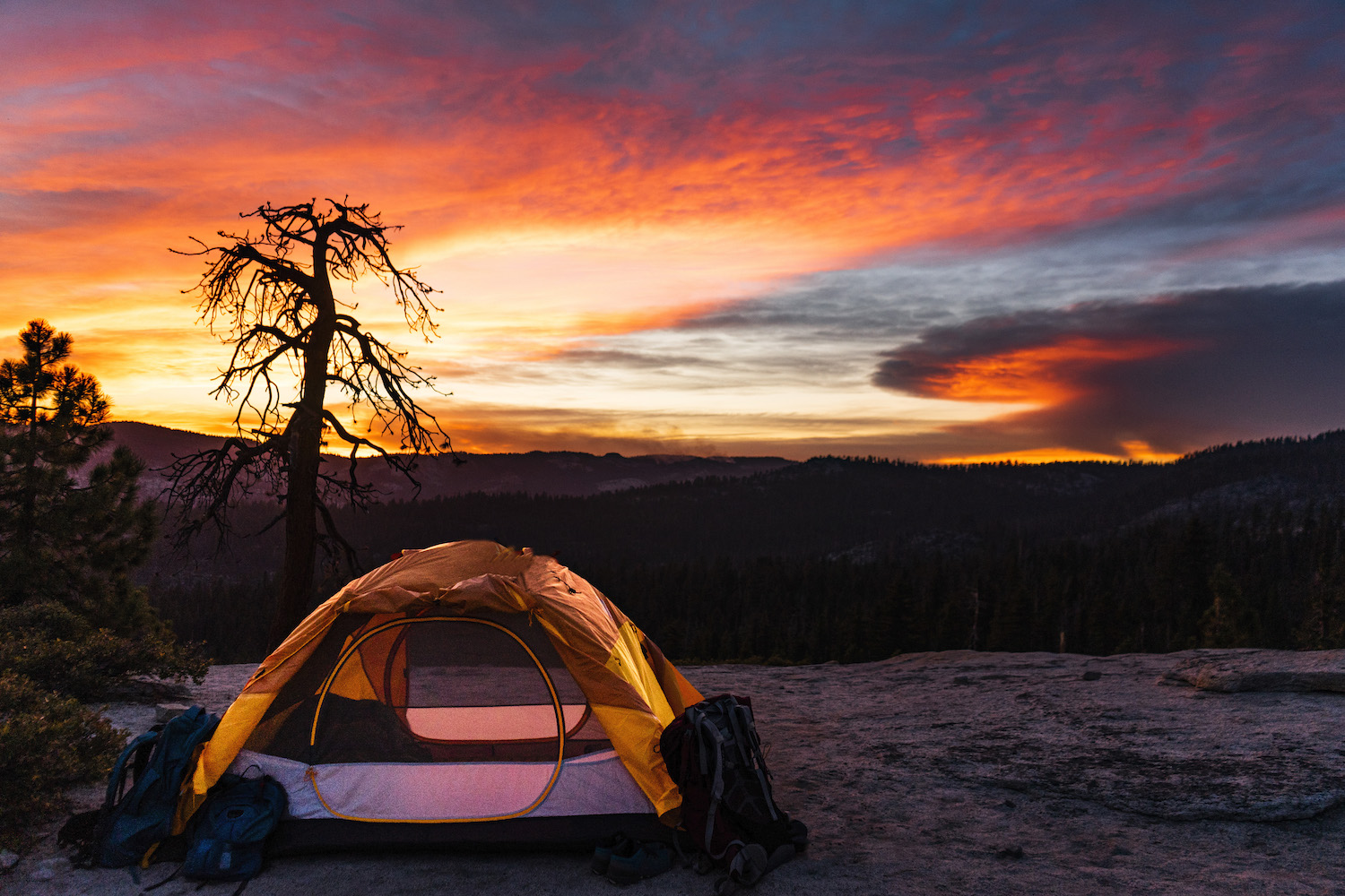 Backpacking in the Wilderness at Yosemite National Park - The Eager ...